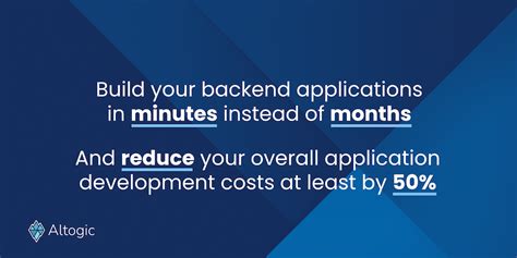 Altogic Backend As A Service Platform To Develop Apps In Minutes
