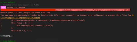 Module Parse Failed Unexpected Token You May Need An Appropriate Loader To Handle This File