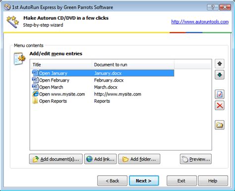 1st Autorun Express 31 Create Autorun Cd Fast Now Run Several Docs At Once Neowin