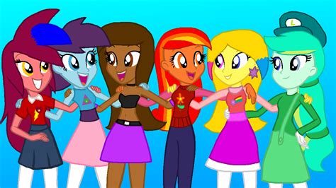 The Main Six Equestria Girls By Alexeigribanov On Deviantart