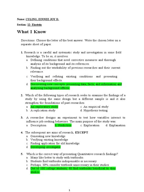 Practicalresearch2 Module1 Pdf Quantitative Research Statistics