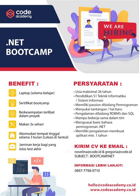 code id on linkedin loker netbootcamp hiring softwaredeveloper programmer bootcamp…