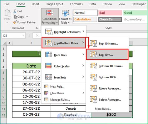 How To Apply Different Types Of Conditional Formatting In Excel Examples