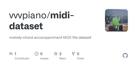 Github Vvvpianomidi Dataset Melody Chord Accompaniment Midi File Dataset