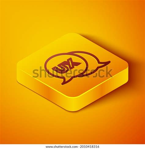 Isometric Line Ui Ux Design Icon Stock Vector Royalty Free Shutterstock