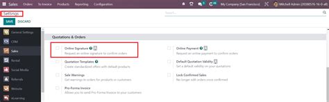 Sales Quotations In Odoo Sales Odoo V Enterprise Edition Book