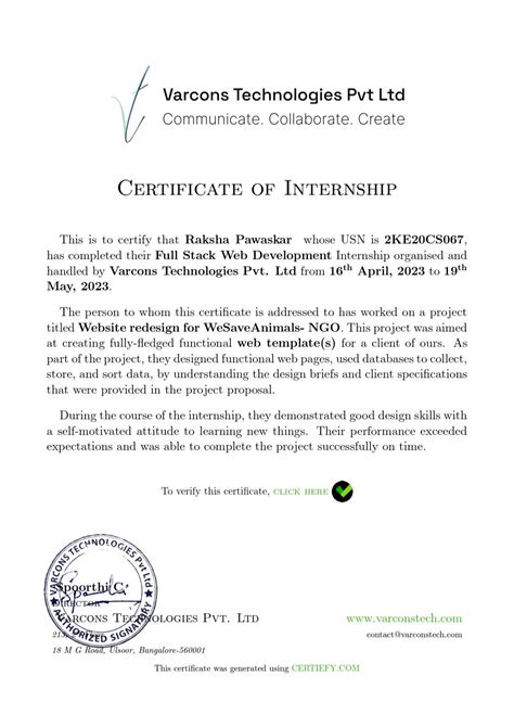 Raksha Pawaskar On Linkedin Internshipcomplete Latepost