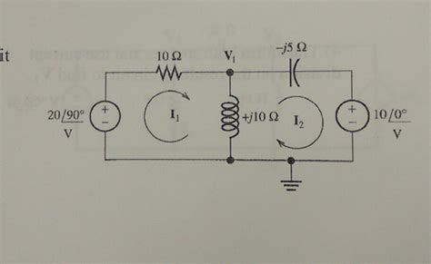 Solved Use The Mesh Technique To Analyze The Circuit And Chegg Com