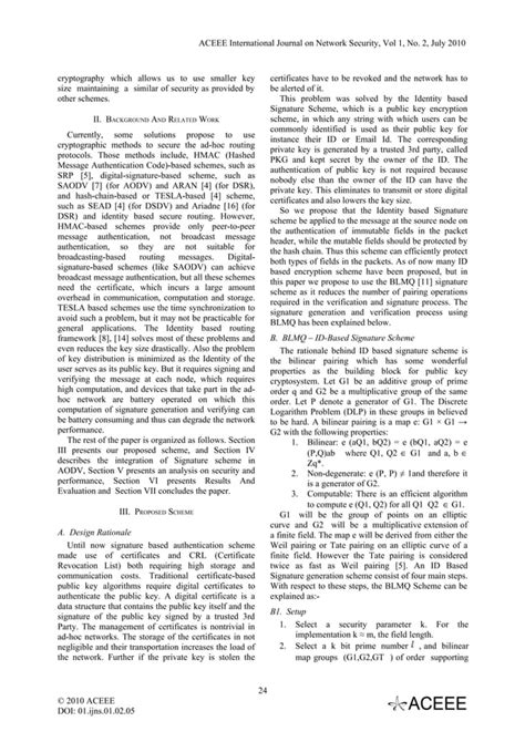 Identity Based Secure Routing For Wireless Ad Hoc Networks Pdf