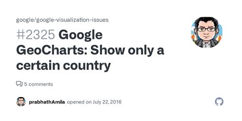 Google GeoCharts Show Only A Certain Country Issue 2325 Google