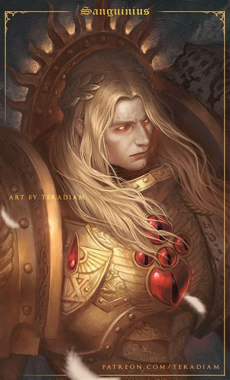 Sanguinius Warhammer 40k Drawn By Teradiam Danbooru