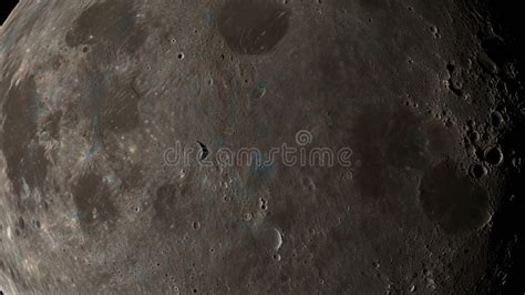 Close Up Of The Moon S Surface With Craters Stock Illustration Illustration Of Exploration