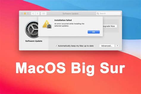 solucionar error de instalación de macos big sur la mejor casa