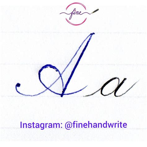 How To Write Copperplate Calligraphy Alphabet With A Ballpoint Pen Bic 1 6mm Letter Aa