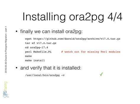 Oracle To Postgres Migration Part 1 Ppt