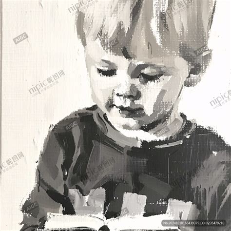 Ai创作图水彩画一个蓝眼睛的小男孩 唯美小男孩插画 手绘小孩 小朋友油画 手绘帅气男孩子无框画 儿童厚涂油画肌理 小男孩插画 读书的小孩 儿童插画插图美术绘画 读书小孩与老人人物 高清手绘儿童