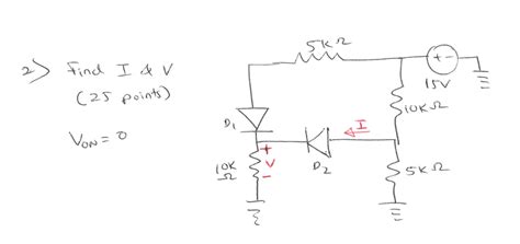 Solved Find I V Points VON Chegg Com