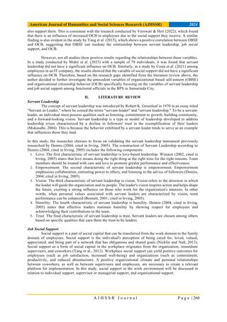 Antecedent Variables In Organization Based Self Esteem OBSE And