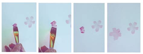 Cherry Blossom Watercolor Painting Happy Family Art