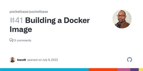 Building A Docker Image · Issue 41 · Pocketbasepocketbase · Github