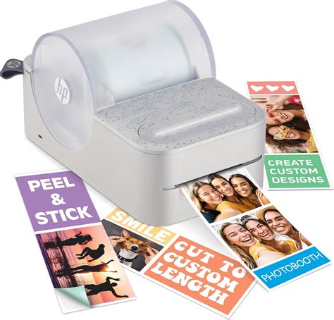 Hp Sprocket Panorama Instant Portable Color Label And Photo Printer Grey