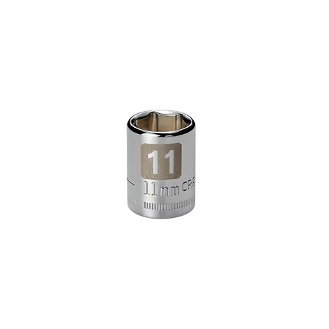 craftsman 11mm easy read socket 6 pt std 1 4in drive
