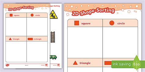 Maths Week 2d Shape Sorting Activity Teacher Made Twinkl