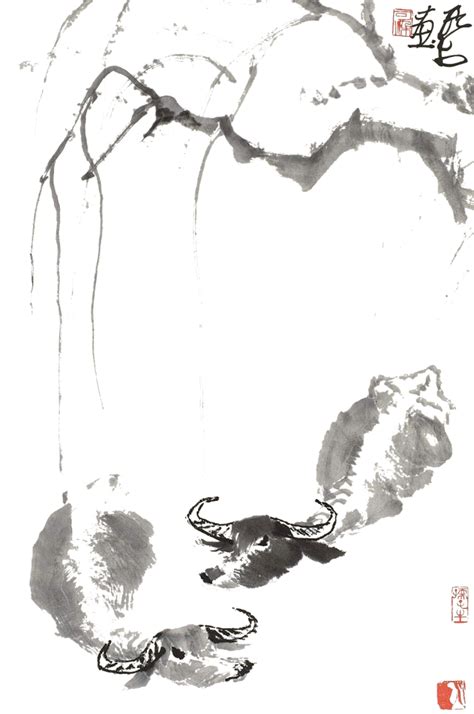中国古风水墨柳树柳枝PNG免抠透明图片 后期美化背景装饰设计素材 297