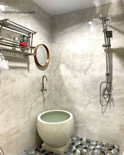 รวม 34 ไอเดียห้องน้ำตักอาบ ได้บรรยากาศย้อนยุค อาบน้ำเย็นฟินๆ บ้านและสวนไอเดีย