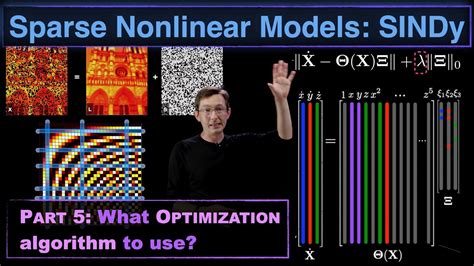 Sparse Nonlinear Dynamics Models With Sindy Part 5 The Optimization