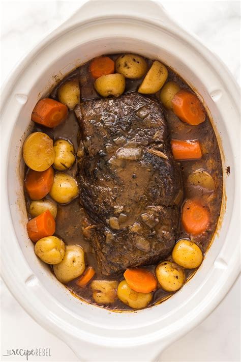 Beef Roast Crock Pot Recipe With Potatoes And Carrots And Gravy