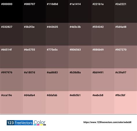 Eebcb Hex Color Code In Depth Color Profile And Usage Tips