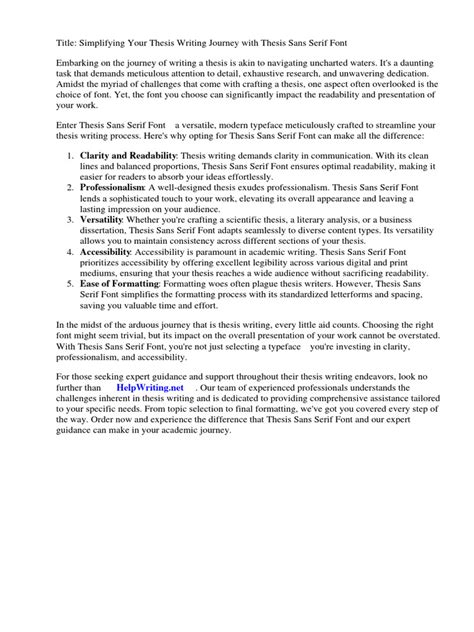 thesis sans serif font pdf typefaces sans serif