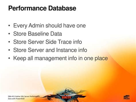 Ppt Gather Sql Server Performance Data With Powershell Powerpoint
