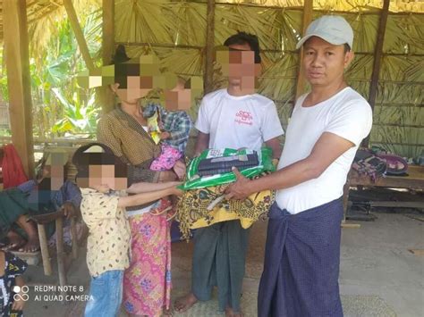 ပုလဲမြို့နယ်အတွင်း စစ်မှုထမ်းရန် မဲပေါက်၍ ထွက်ပြေးတိမ်းရှောင်လာသည့် ပြည်သူများကို ပုလဲ ပကဖ အဖ