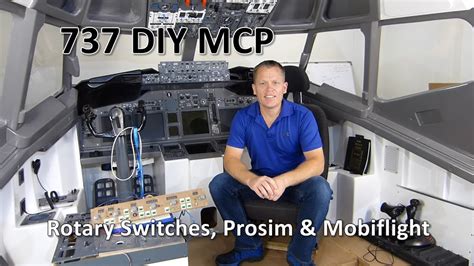 737 diy mcp rotary switches prosim and mobiflight youtube