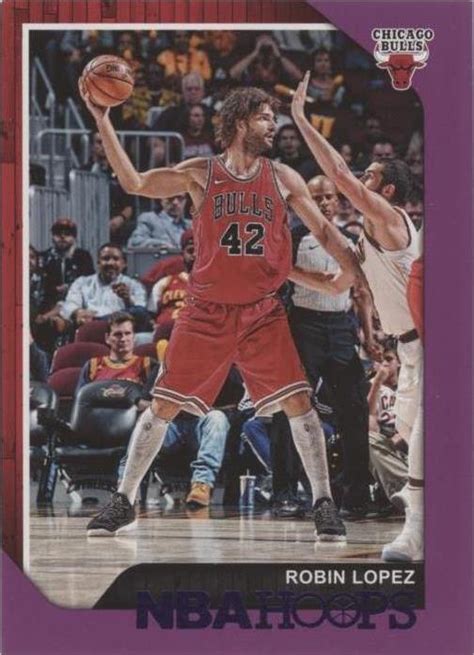 2018 19 Panini Nba Hoops Robin Lopez 214 Purple For Sale Online Ebay