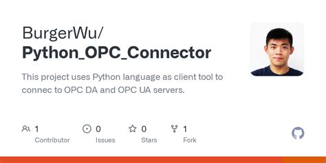 Github Burgerwupythonopcconnector This Project Uses Python Language As Client Tool To