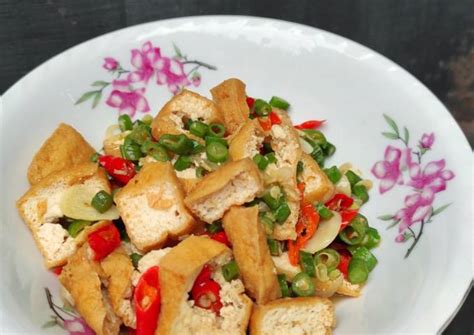 Resep Tumis Tahu Kacang Panjang Oleh Nila Suteja Cookpad