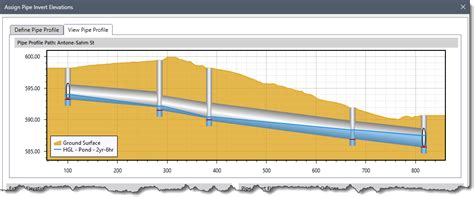 Assign Pipe Invert Elevations Command Civilgeo Knowledge Base