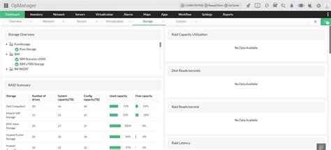 IBM Storage Monitoring Tools ManageEngine OpManager