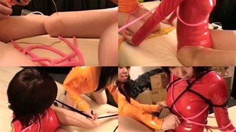 Lesbians In Liquid Leotards Having Fun On Bed With Their Pleasurable