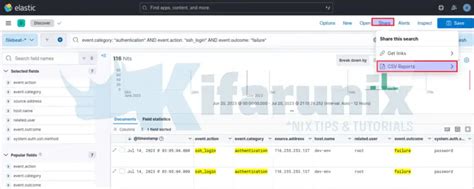 Easily Export Kibana Search Results To Csvexcel File
