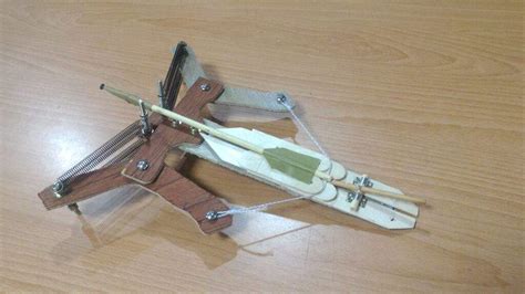 Spring Powered Mini Crossbow Maker Amino