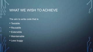 Code Like A Ninja Session 1 Object Oriented Principles PPT