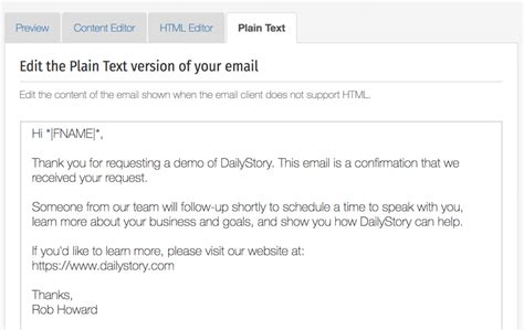Plain Text Email A Possible Strategy For Your Email Marketing Campaign