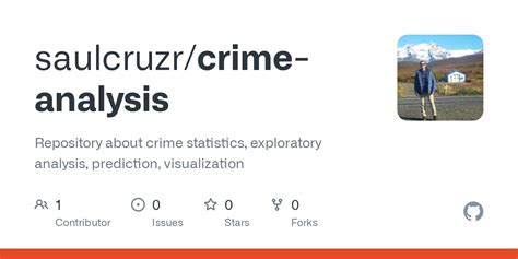 Github Saulcruzrcrime Analysis Repository About Crime Statistics
