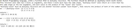 Solved In Racket Programming Language Write A Function That