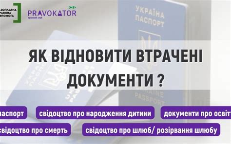 Як відновити втрачені документи Офіційна сторінка Малинської міської ради