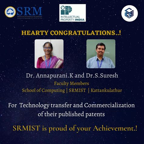 School Of Computing Srmist On Linkedin Srmist Schoolofcomputing Srmsco Technologytransfer